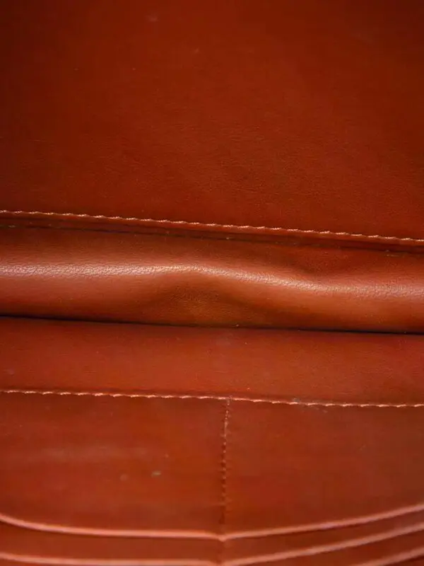Celine Leather Frame Wallet On Chain Crossbody Bag