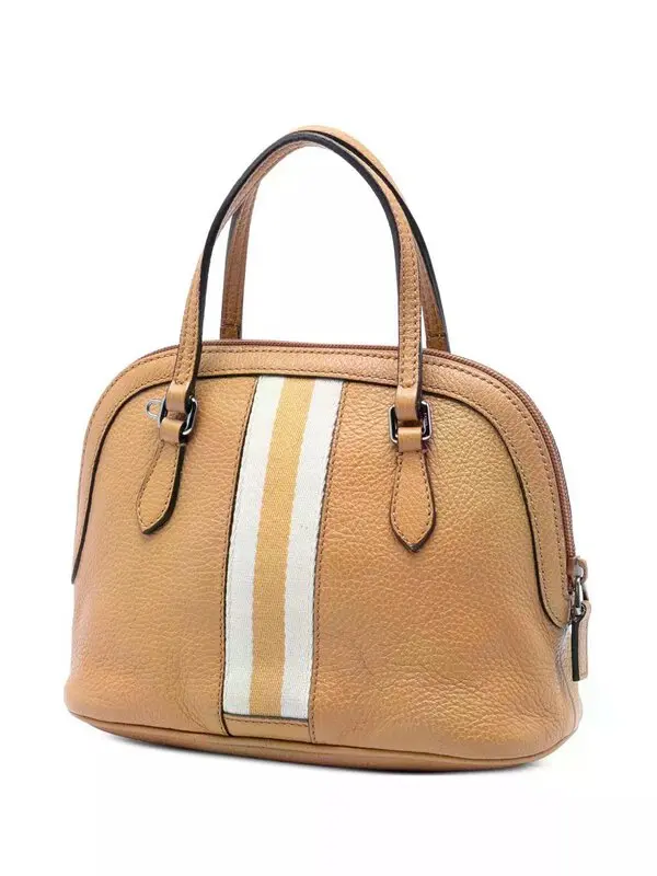 Gucci Mini Calfskin Web Dome Satchel