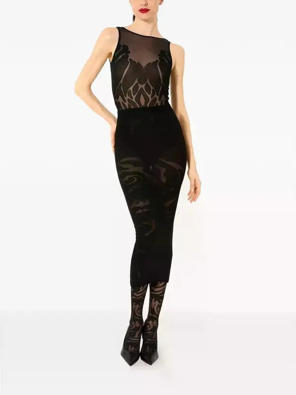 Wolford Rose Shadow Sleeveless Bodysuit