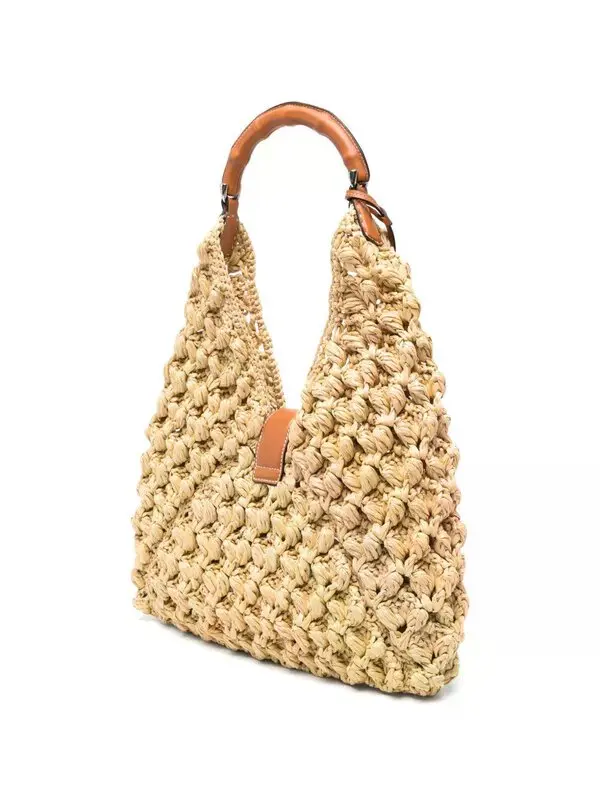 Ermanno Scervino Large Clio Woven Shoulder Bag