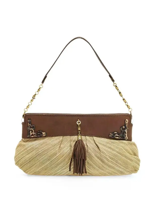 Cole Haan Tassel Shoulder Bag - Yellow