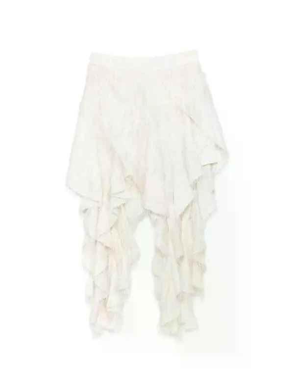 YCH Asymmetric Hem Mini Skirt