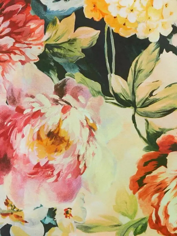 Dolce & Gabbana Floral Print Midi Pencil Skirt