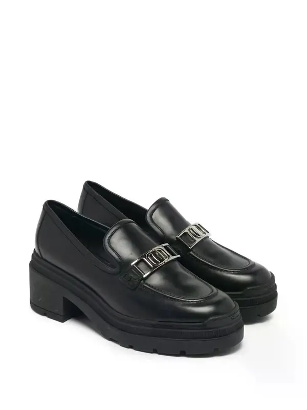 FERRAGAMO Gancini Leather Loafers
