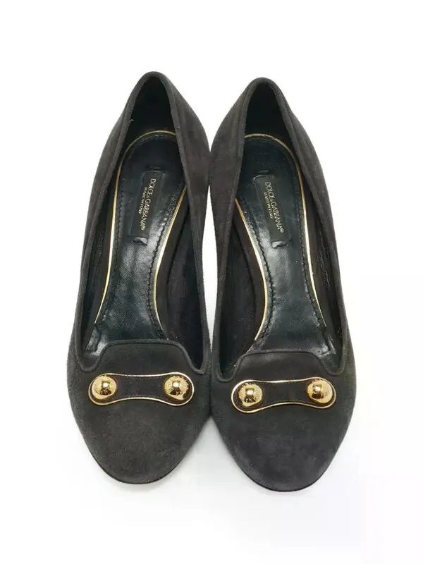 Dolce & Gabbana Embellished Block Heel Pumps