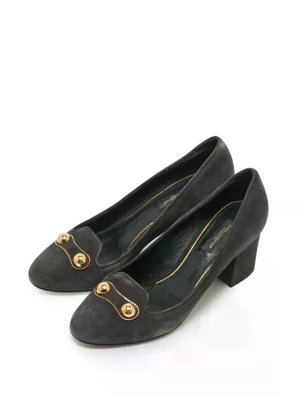 Dolce & Gabbana Embellished Block Heel Pumps