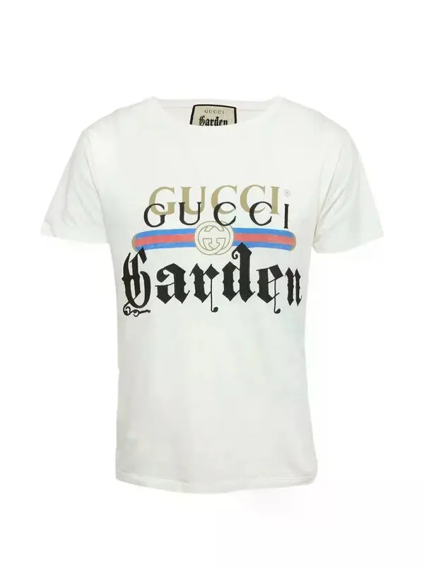 Gucci Garden Embroidered T-shirt - White