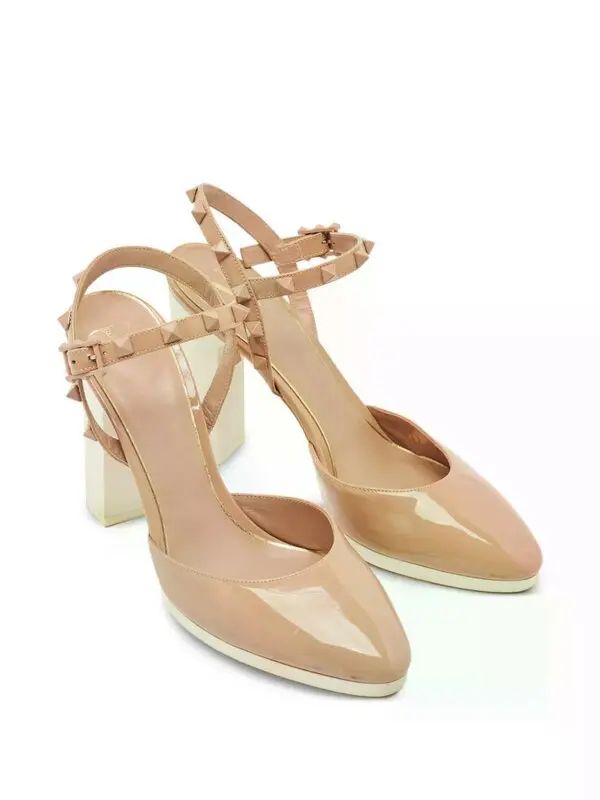 Valentino Garavani Rockstud Leather Heeled Sandals