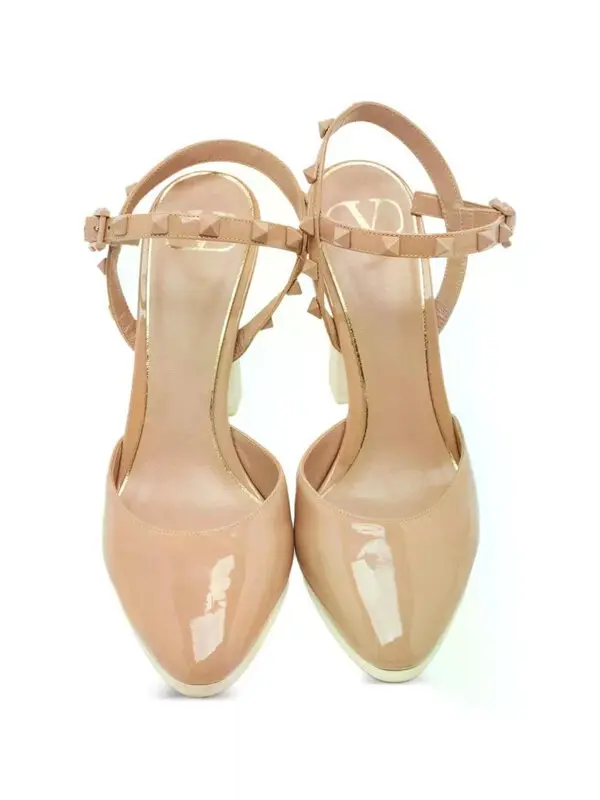 Valentino Garavani Rockstud Leather Heeled Sandals