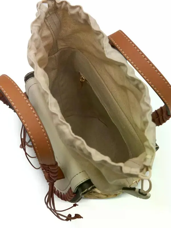 CUBA LAB Habanera Cuoieria Leather-trim Tote Bag