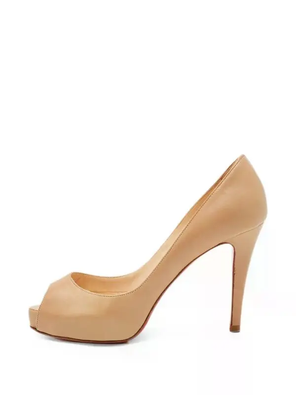 CHRISTIAN LOUBOUTIN Very Privé Peep-toe Heels
