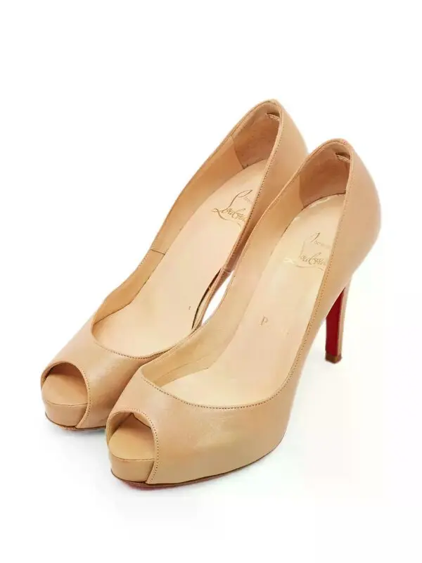 CHRISTIAN LOUBOUTIN Very Privé Peep-toe Heels