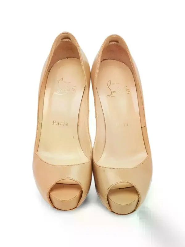 CHRISTIAN LOUBOUTIN Very Privé Peep-toe Heels
