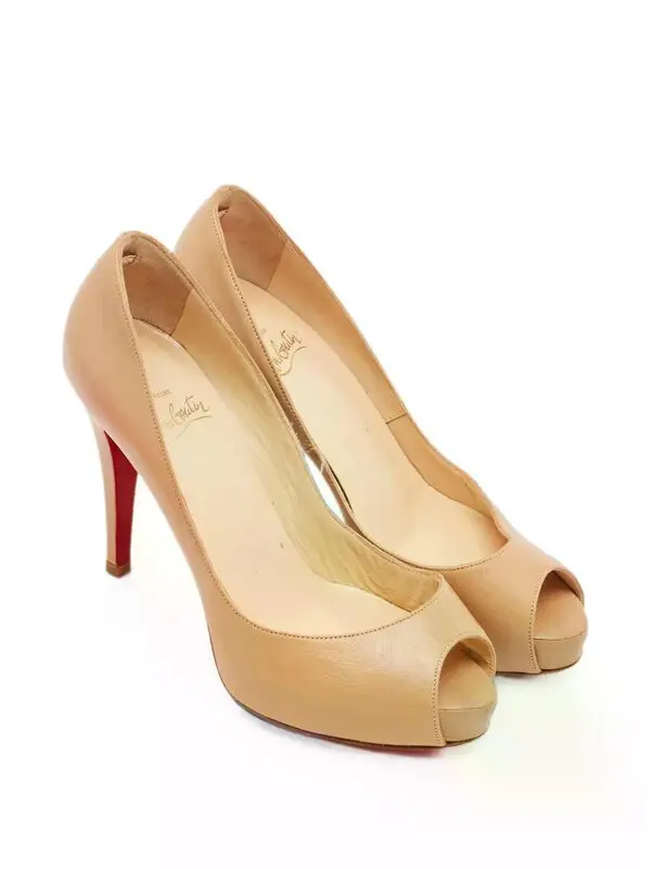 CHRISTIAN LOUBOUTIN Very Privé Peep-toe Heels