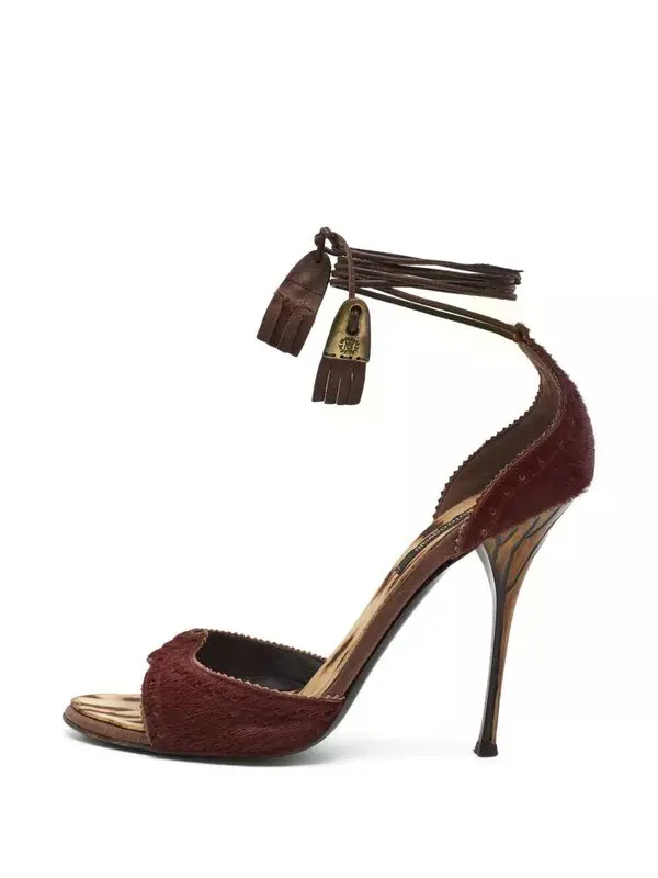 Roberto Cavalli Ankle-strap Sandals - Brown