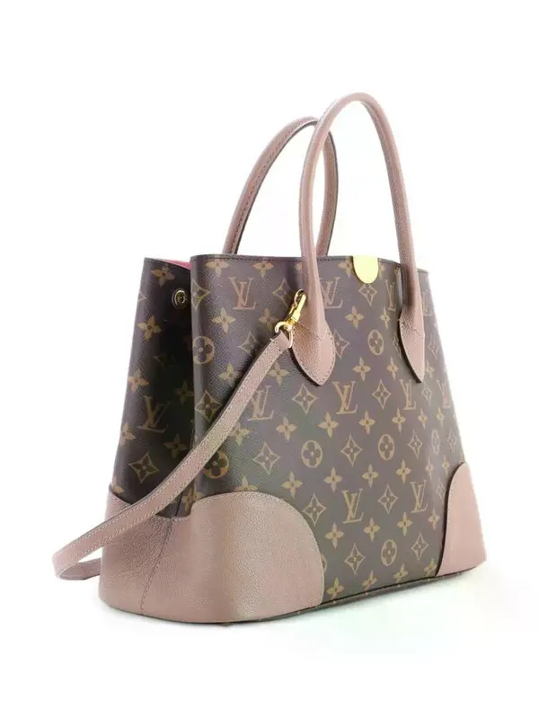 LOUIS VUITTON Flandrin Handbag Monogram Canvas And Leather Tote - Brown