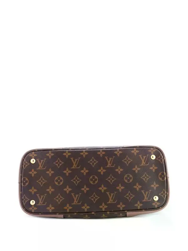 LOUIS VUITTON Flandrin Handbag Monogram Canvas And Leather Tote - Brown