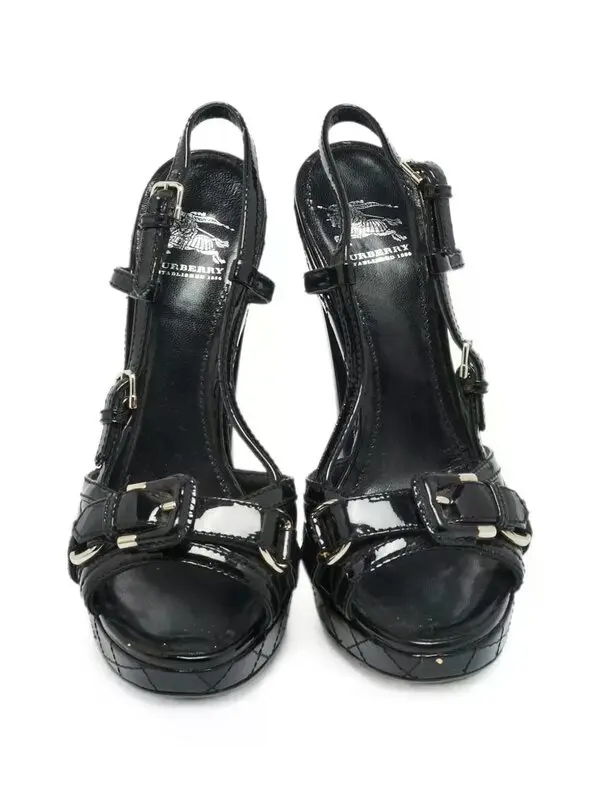 Burberry Quilted Buckle Sandals