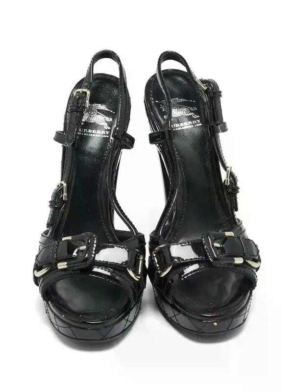 Burberry Quilted Buckle Sandals