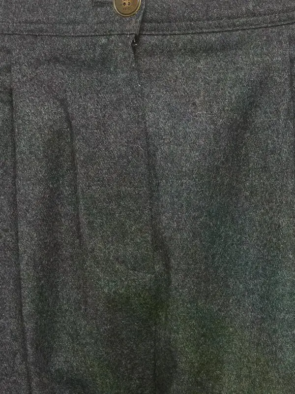 Fendi Pleated Wool Trousers