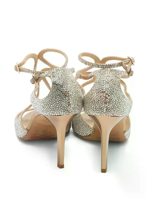 JIMMY CHOO Lance Crystal Sandals