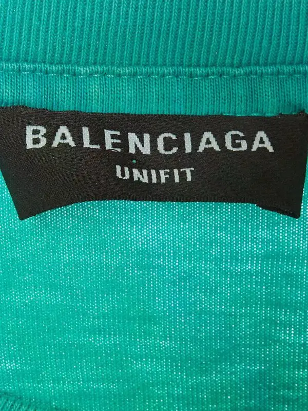 Balenciaga Distressed Logo Print T-shirt