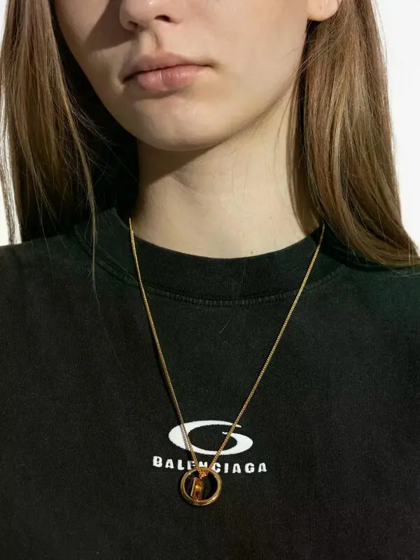 Balenciaga Saint-germain Ring-charm Necklace