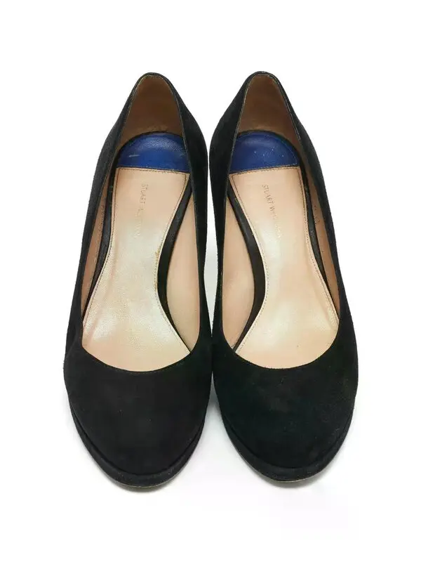 STUART WEITZMAN Platform Almond-toe Pumps