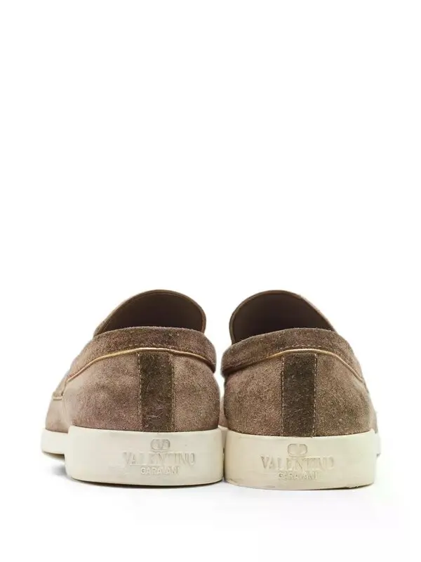 Valentino Garavani Vlogo Suede Loafers