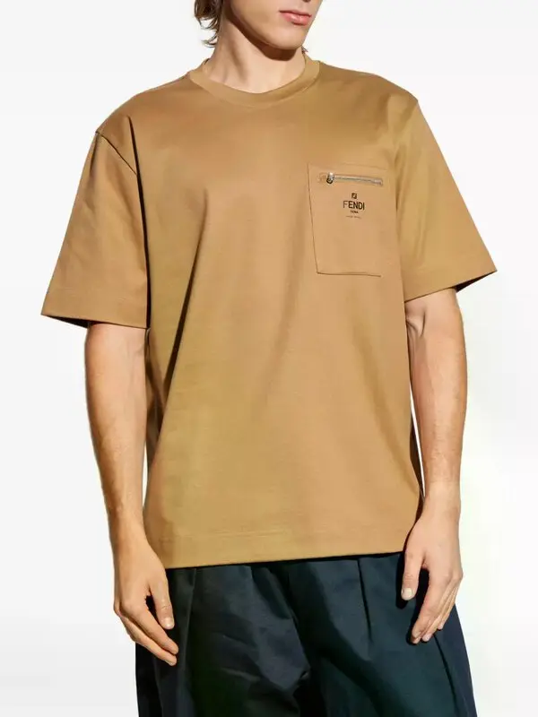 Fendi Zip-pocket T-shirt