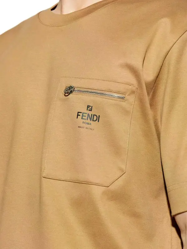 Fendi Zip-pocket T-shirt