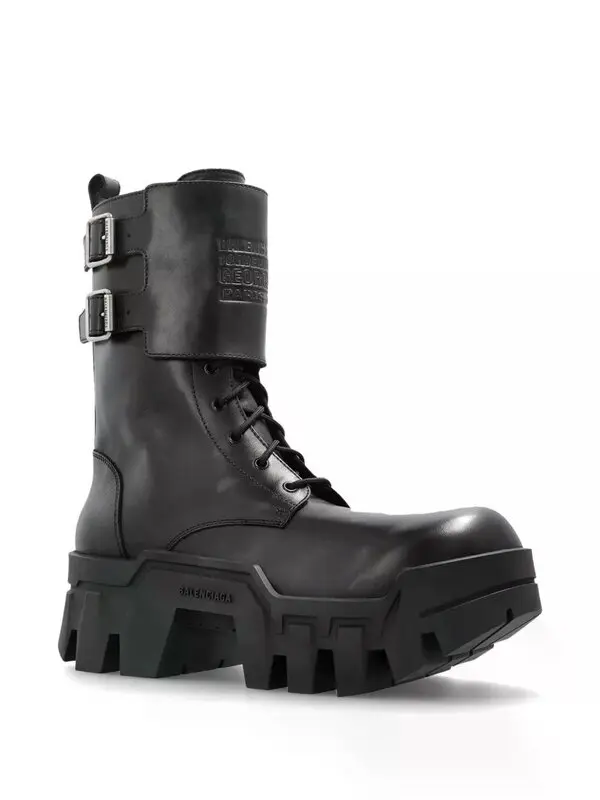 Balenciaga Bulldozer Lace-up Boots