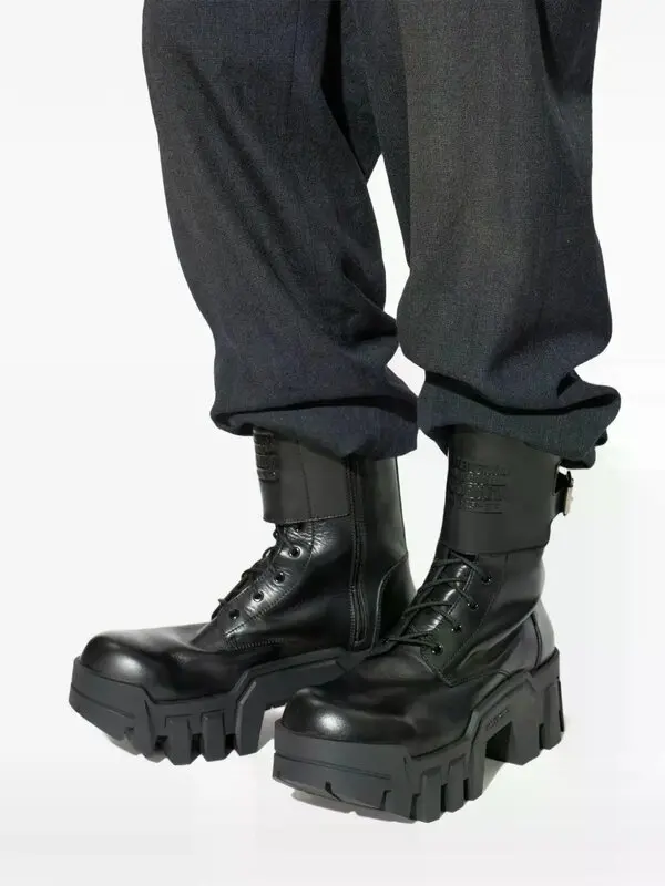 Balenciaga Bulldozer Lace-up Boots