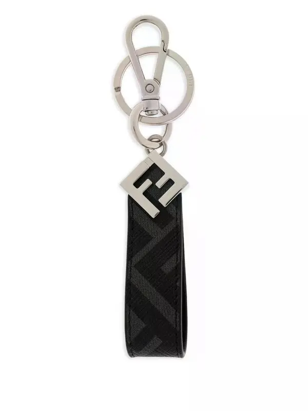 Fendi Logo Charm Keyring
