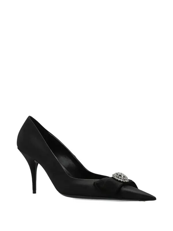 Balenciaga Embellished Bow Pointed Pumps