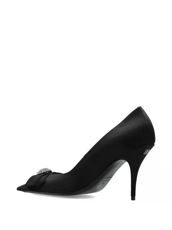 Balenciaga Embellished Bow Pointed Pumps