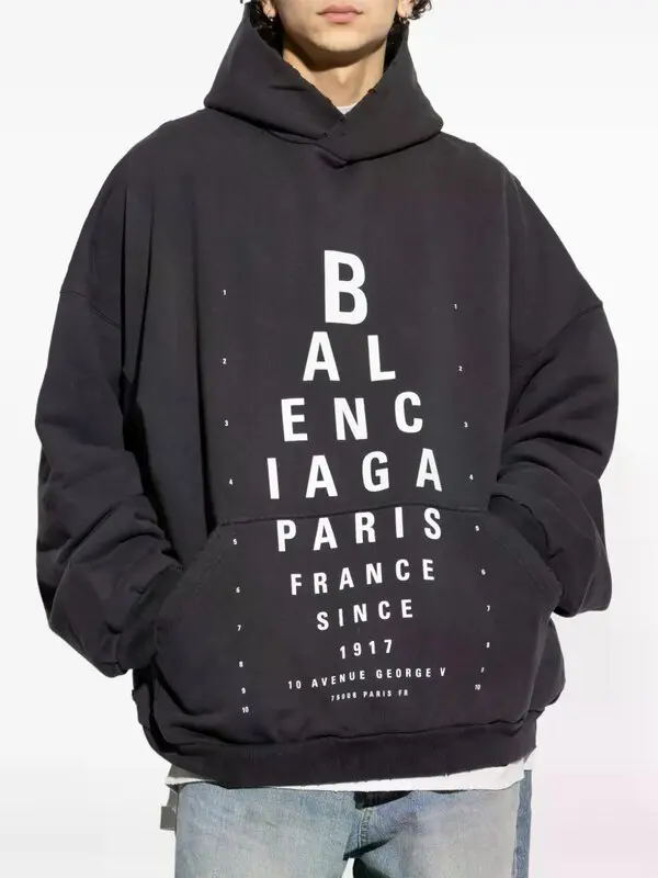 Balenciaga Logo-print Hoodie