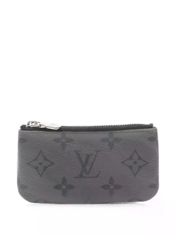 LOUIS VUITTON Monogram Eclipse Reverse Canvas Wallet - Grey