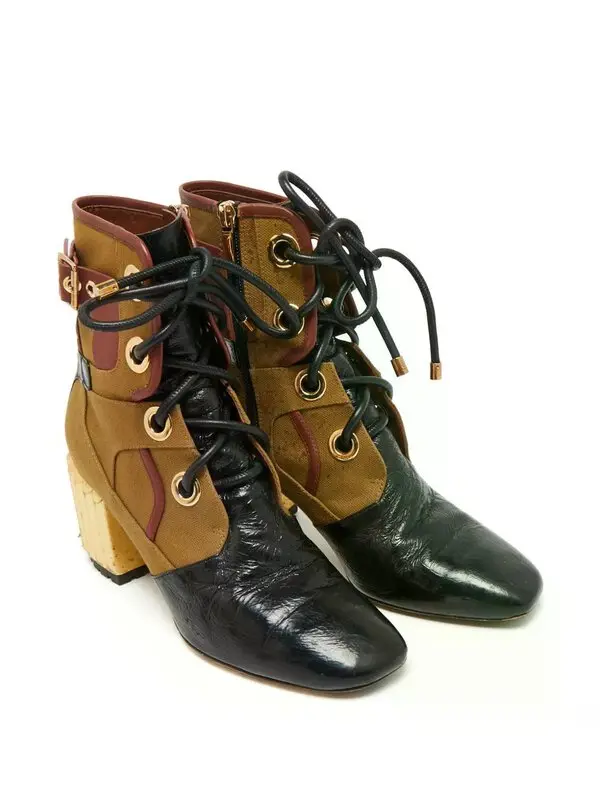 Dior Lace-up Ankle Boots