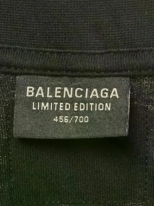 Balenciaga Music Archive Distressed T-shirt - Black