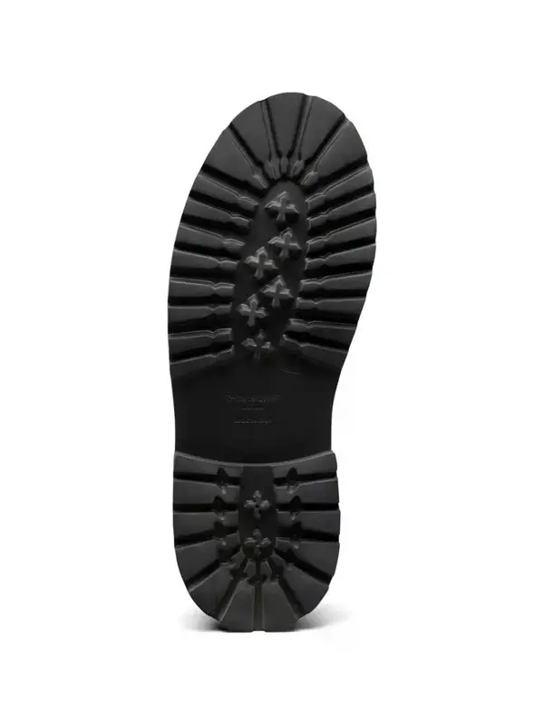 Thom Browne Rwb-stripe Leather Boots