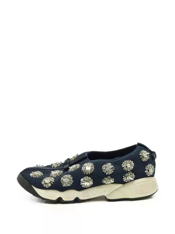 Dior Fusion Embellished Sneakers - Blue