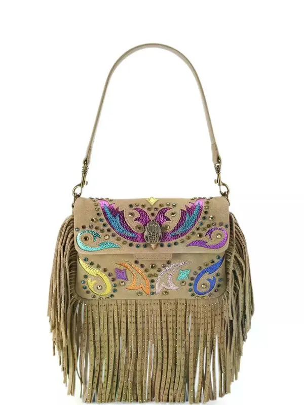 Kurt Geiger Oxford Fringe Shoulder Bag - Neutrals
