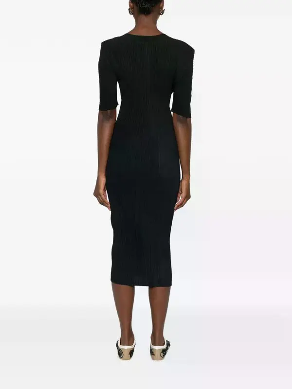 Issey Miyake Pleated Midi Dress