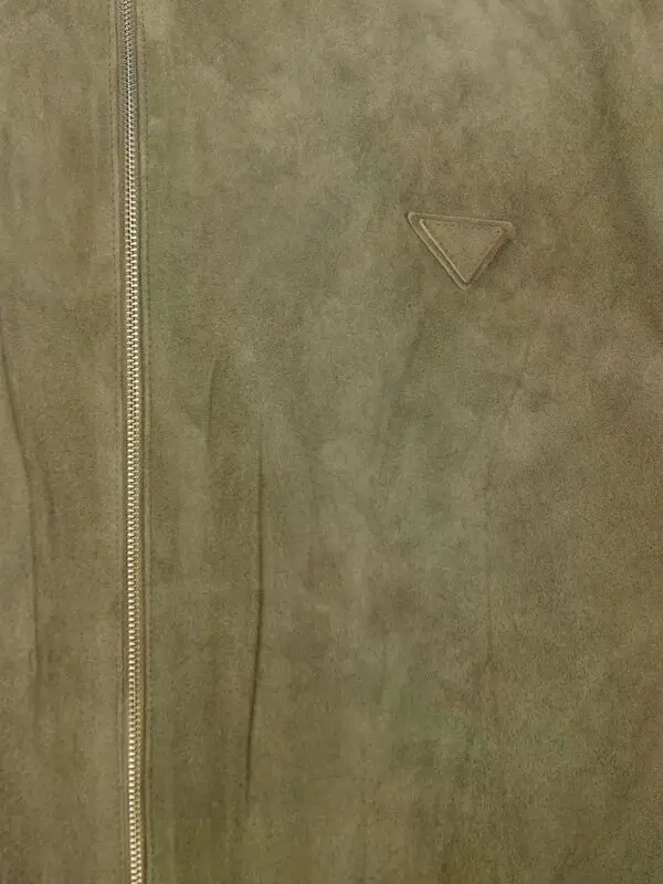Prada Suede Aged Effect Jacket