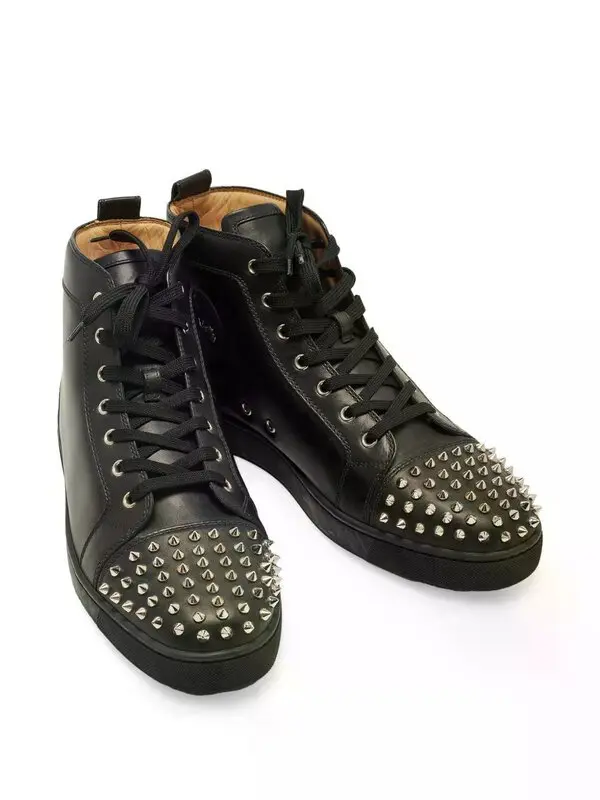 CHRISTIAN LOUBOUTIN Lou Spikes High Top Sneakers