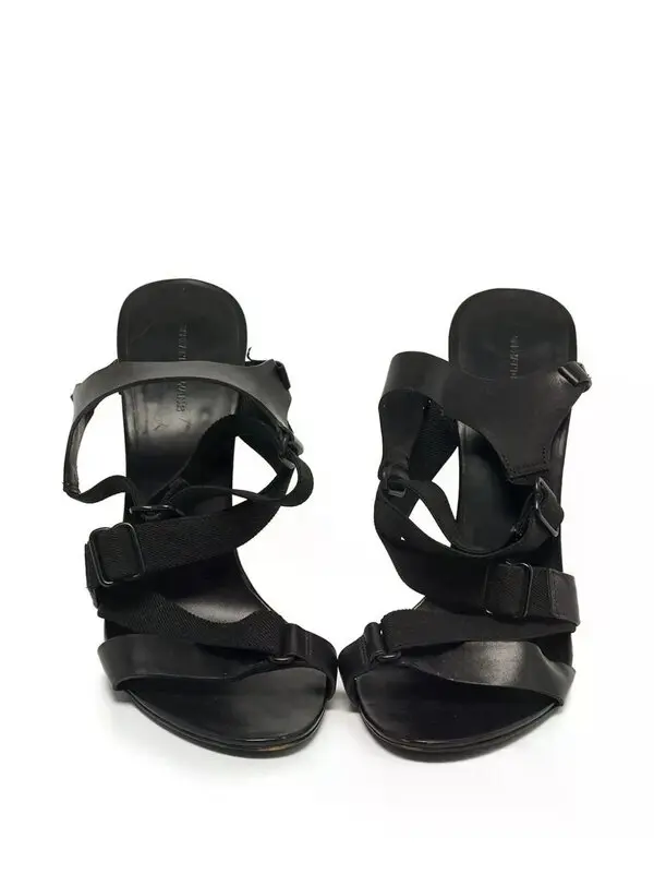 Alexander Wang Leather Multi-strap Block Heel Sandals