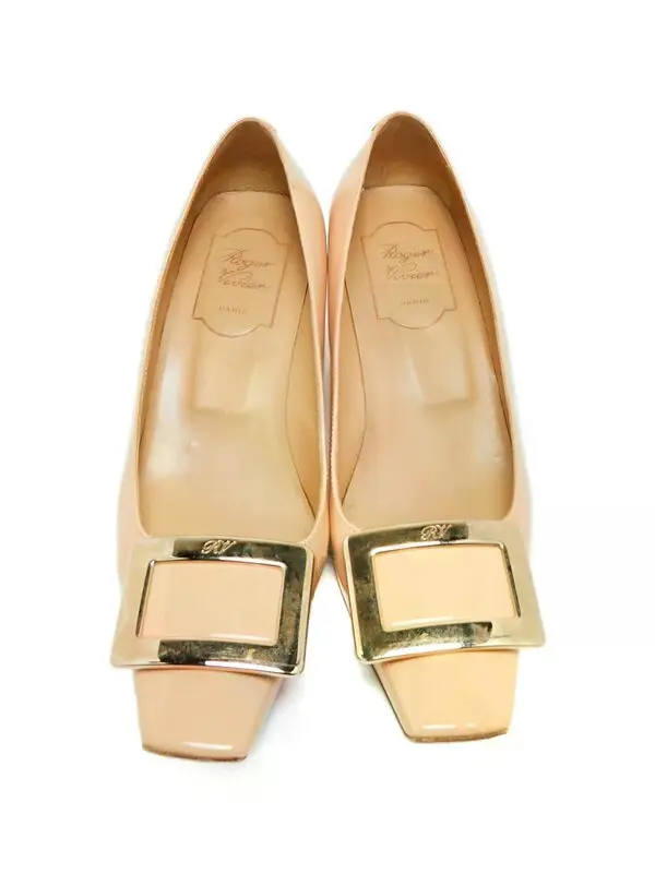 ROGER VIVIER Belle Vivier Leather Pumps