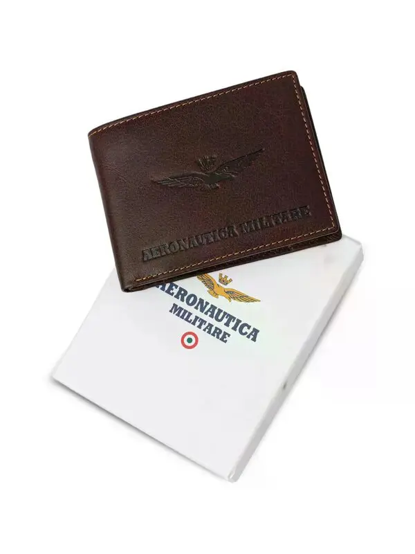 AERONAUTICA MILITARE Logo-embossed Bifold Wallet