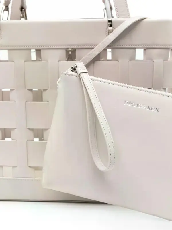 Emporio Armani Woven Tote Bag